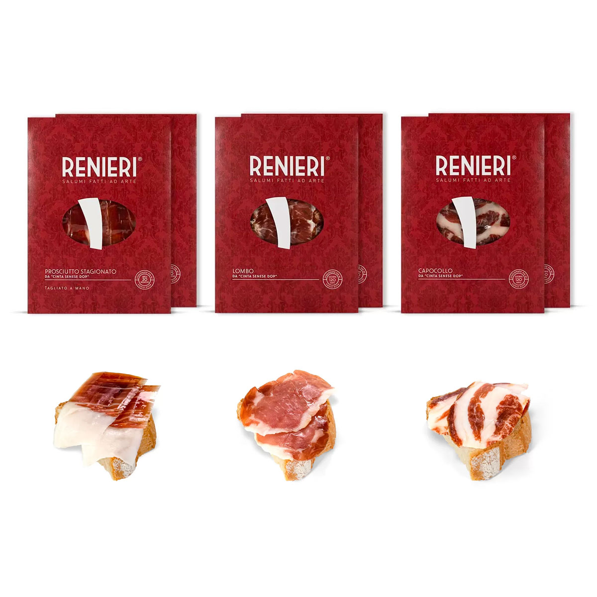 Antipasto misto Toscano da Cinta Senese DOP | Renieri